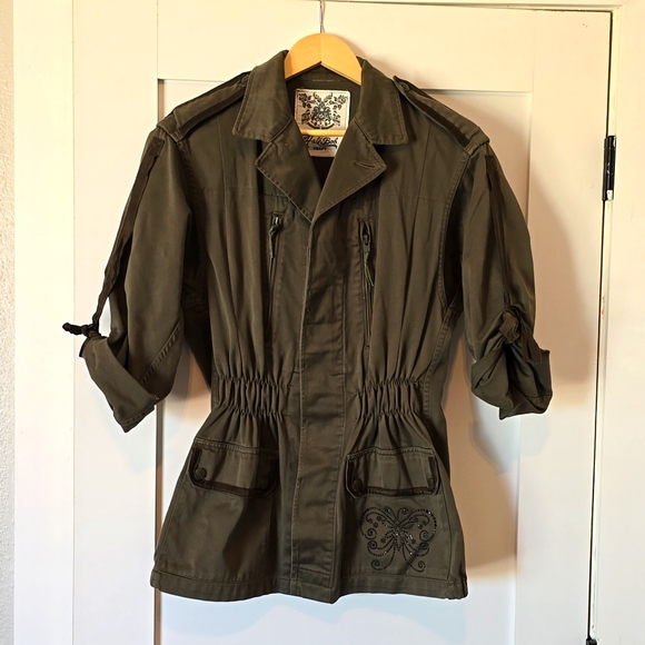 Hale Bob | Jackets & Coats | Hale Bob Army Green Military Style Jacket | Poshmark